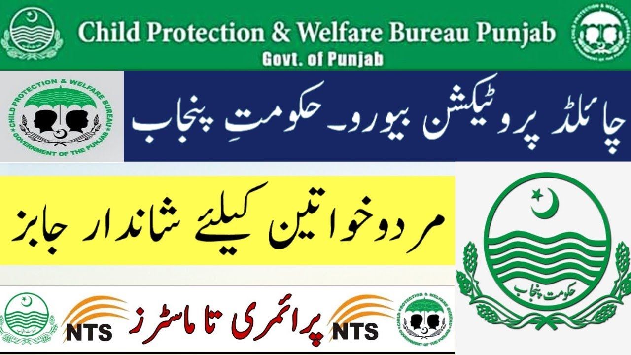 Child Protection and Welfare Bureau Punjab Jobs 2025 - Rozigo.com